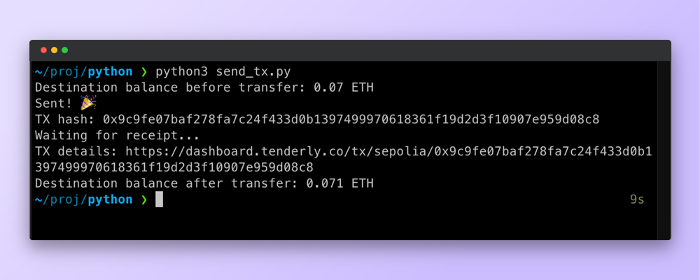 How to Send Transactions With Ethers.js, Web3.py & Metamask