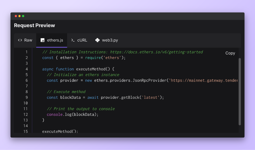 Getting Started with Tenderly Web3 Gateway