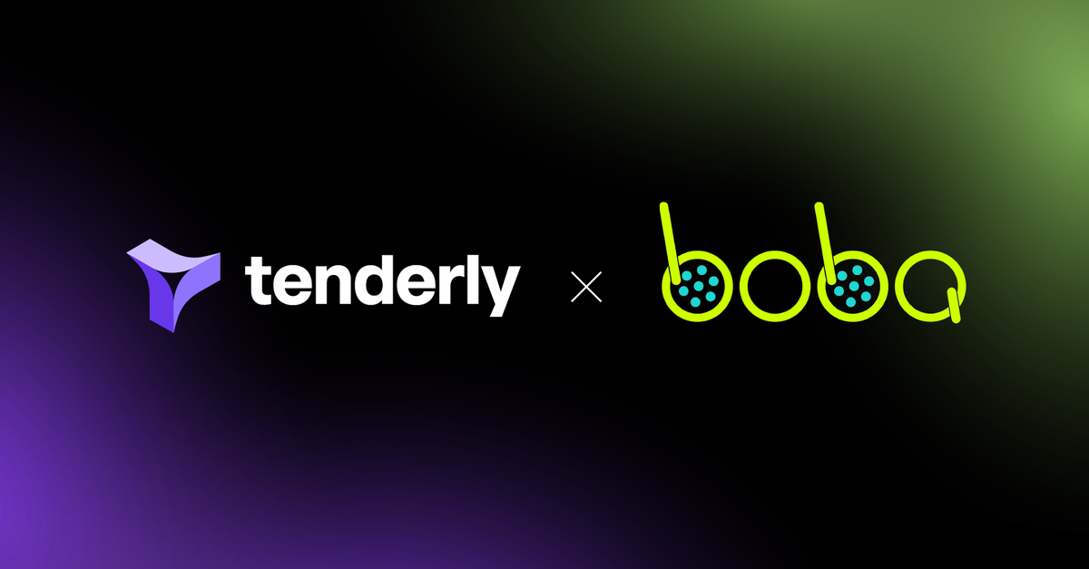 A Guide to Building Smarter on Boba Network With Tenderly