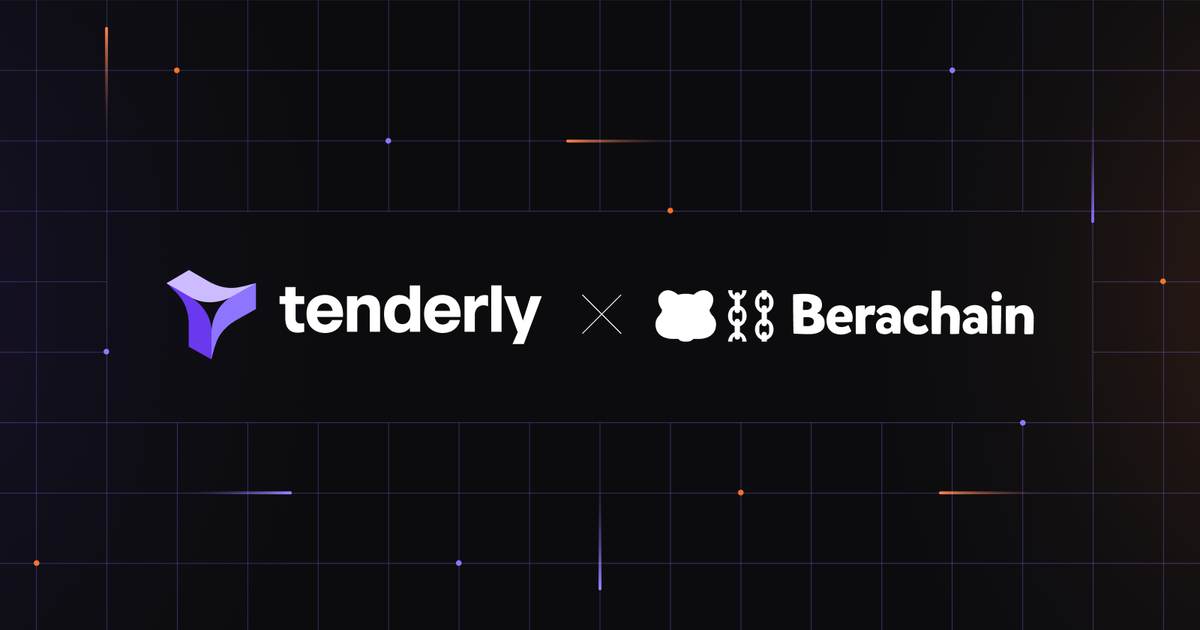 Tenderly Is Available on Berachain Mainnet