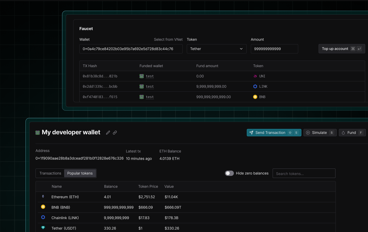 Updated Unlimited Faucet for 100+ Native & ERC-20 Tokens