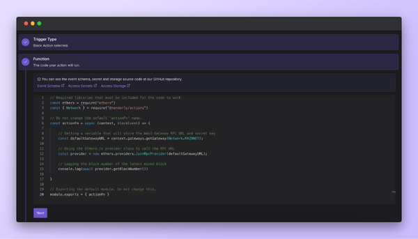 Automate Transaction Sending with Web3 Actions and Tenderly Node